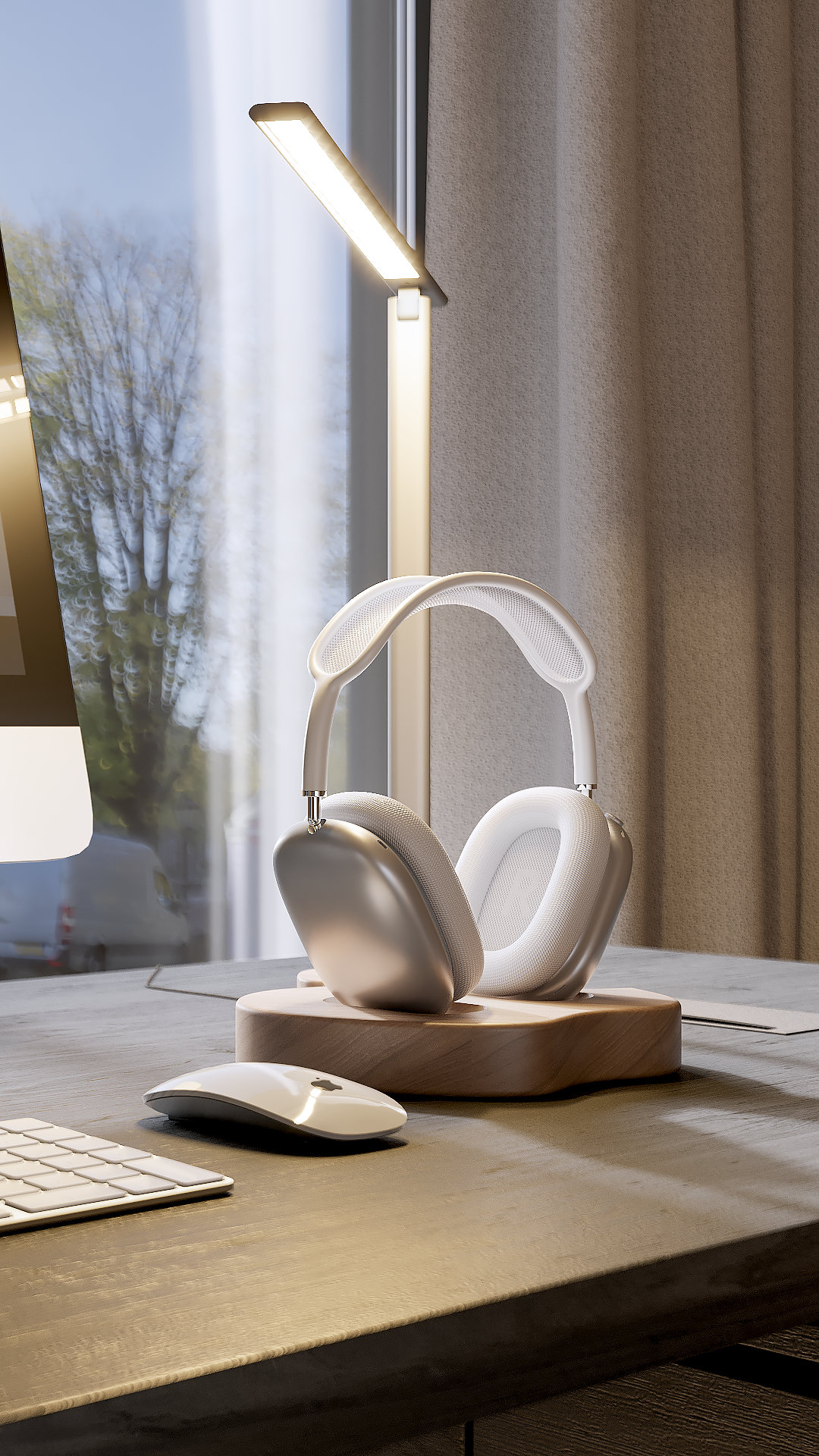 Airpods Max Wireless Magnetic Charging Dock Headphone Stand With ...