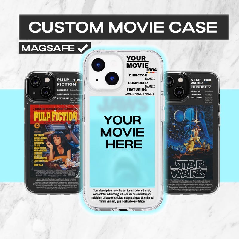 Movie Case - Etsy