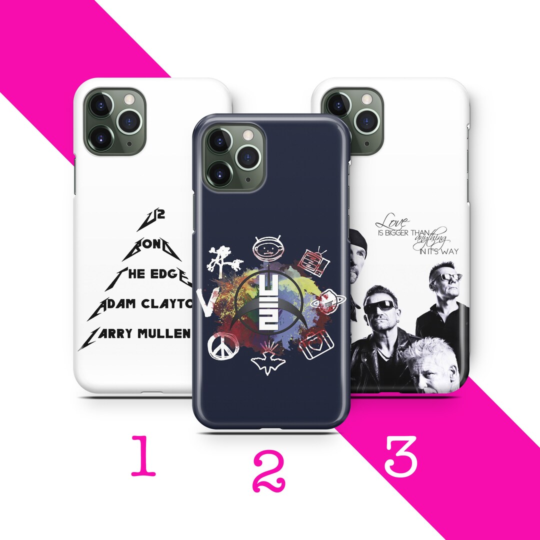 U2 9 Phone Case for Apple iPhone 11 12 13 14 15 16 E 17 Air PRO Plus ...
