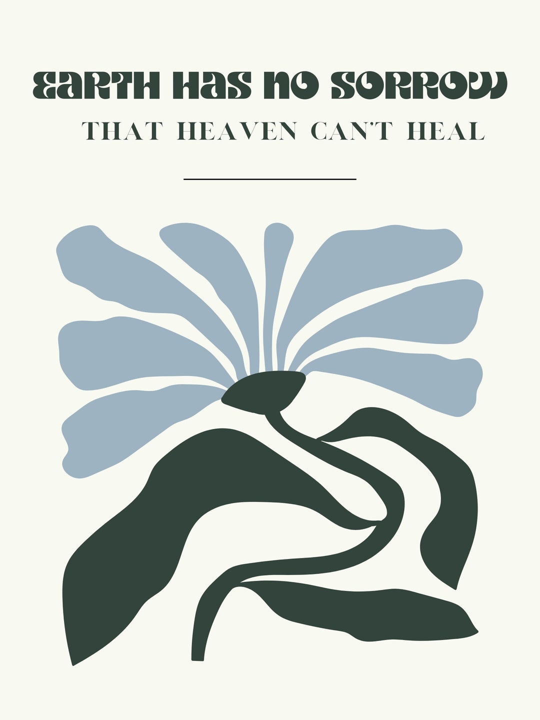 Bible Verse Earth Has No Sorrow Print - Etsy