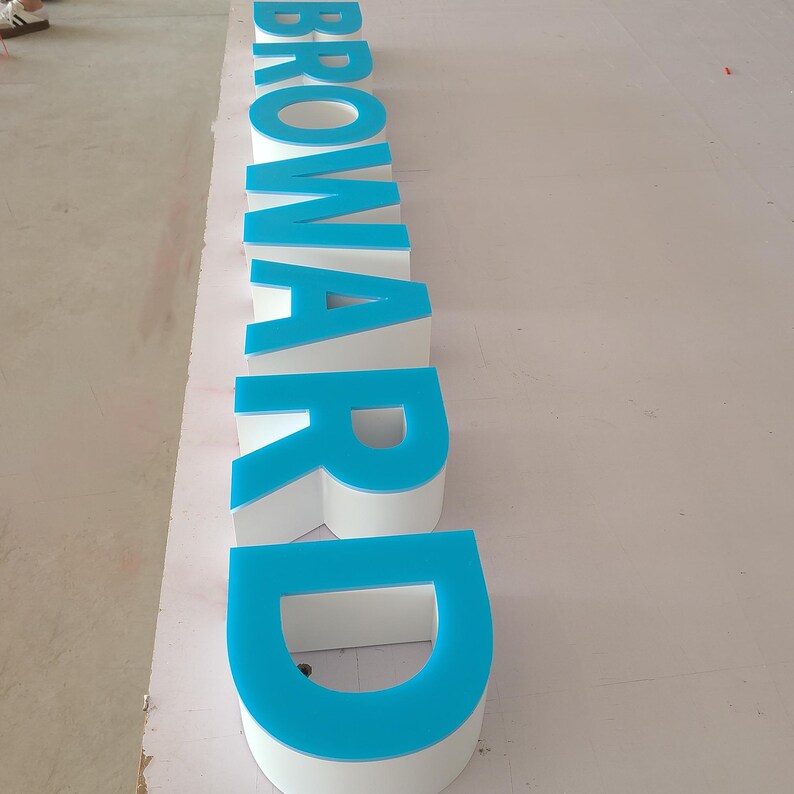 Custom LED Store Sign,outdoor Led Sign, Custom Frontlit Sign, Wall Logo ...