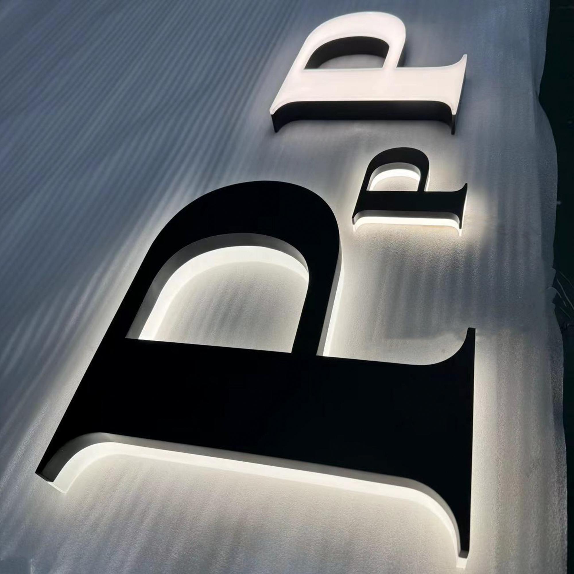 Custom Storefront Sign, Channel Letters,3d Front Lit Letters, Metal ...