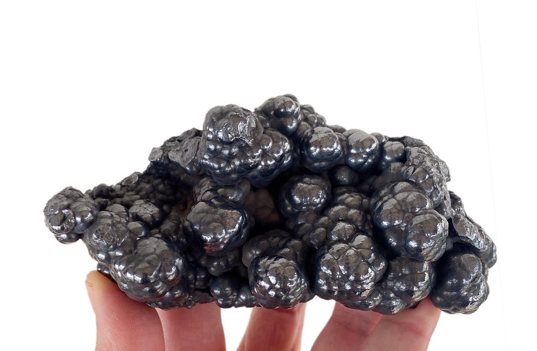 Polished Botryoidal Hematite,natural Stone From Morocco (406g) - Etsy