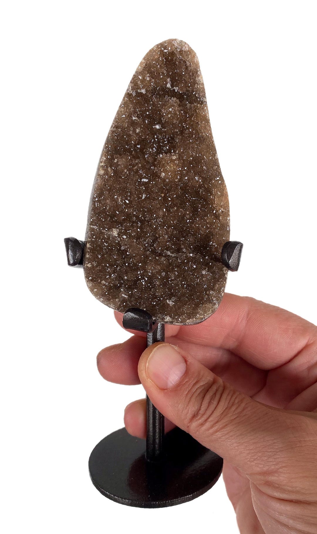 Brown Sugar Amethyst Geode on Stand (232g) - Natural Crystal From ...