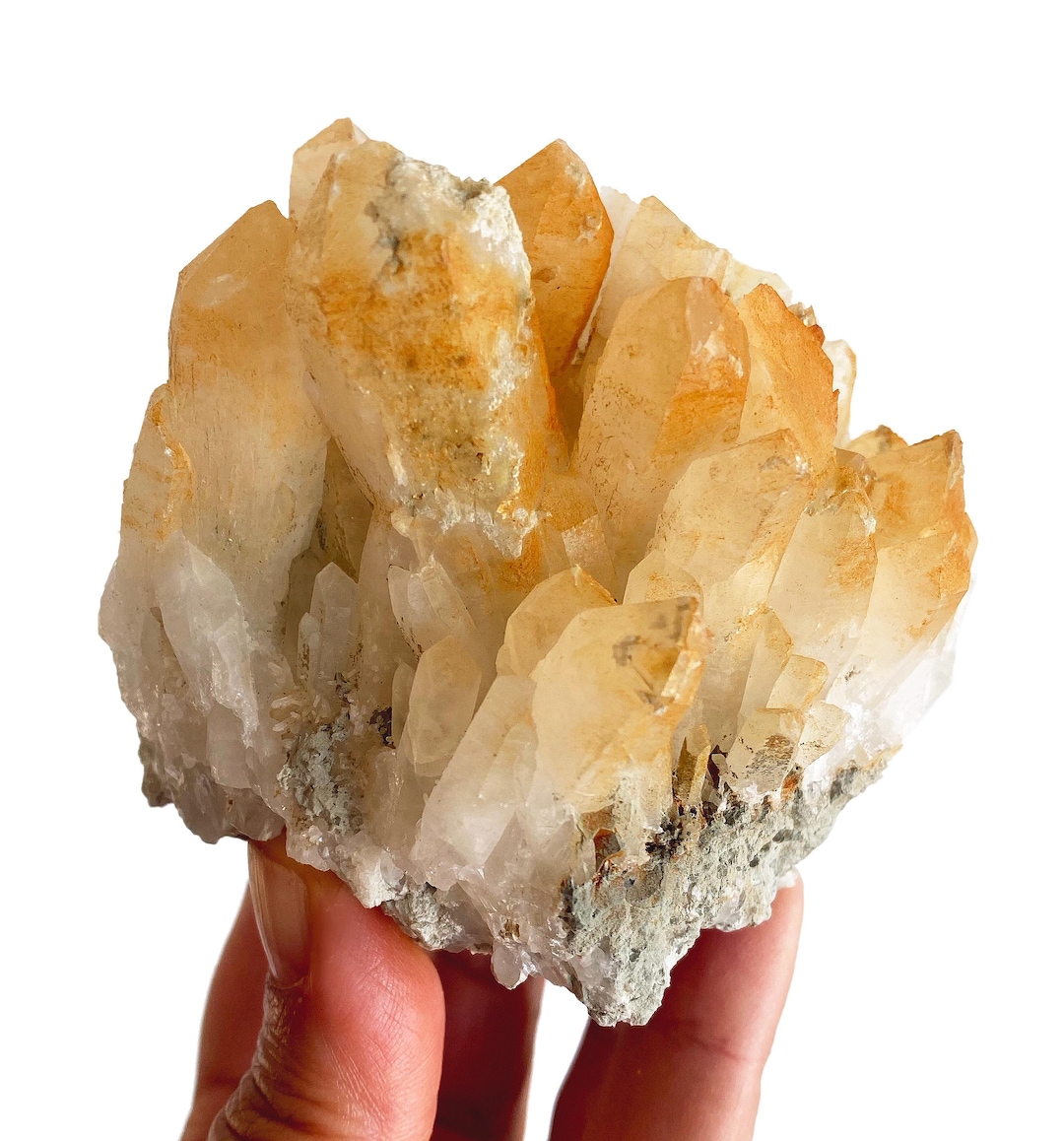 Limonite Quartz Cluster: Raw Mineral Specimen, Rhodope Mountains - Etsy