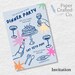 Dinner Party Invitation, Fun Doodle Invitation, Dinner Party, Birthday ...