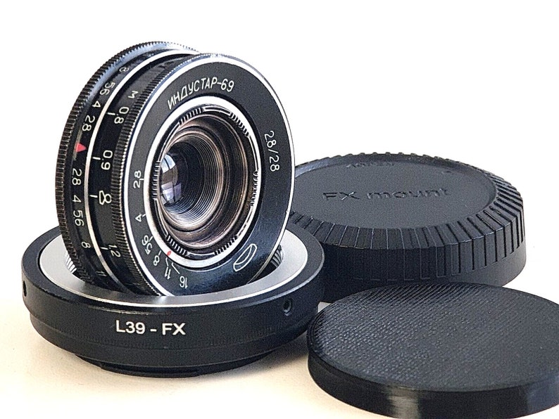 Industar-69 28mm F/2.8 USSR Wide Angle Pancake for Fuji FX, Infinity ...