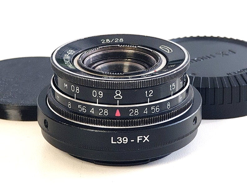 Industar-69 28mm F/2.8 USSR Wide Angle Pancake for Fuji FX, Infinity ...