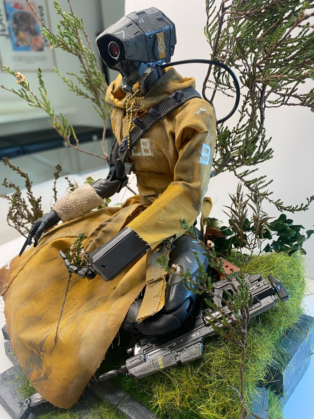 The Creator 1/6 Scale Android Monk Figure and Diorama - Etsy