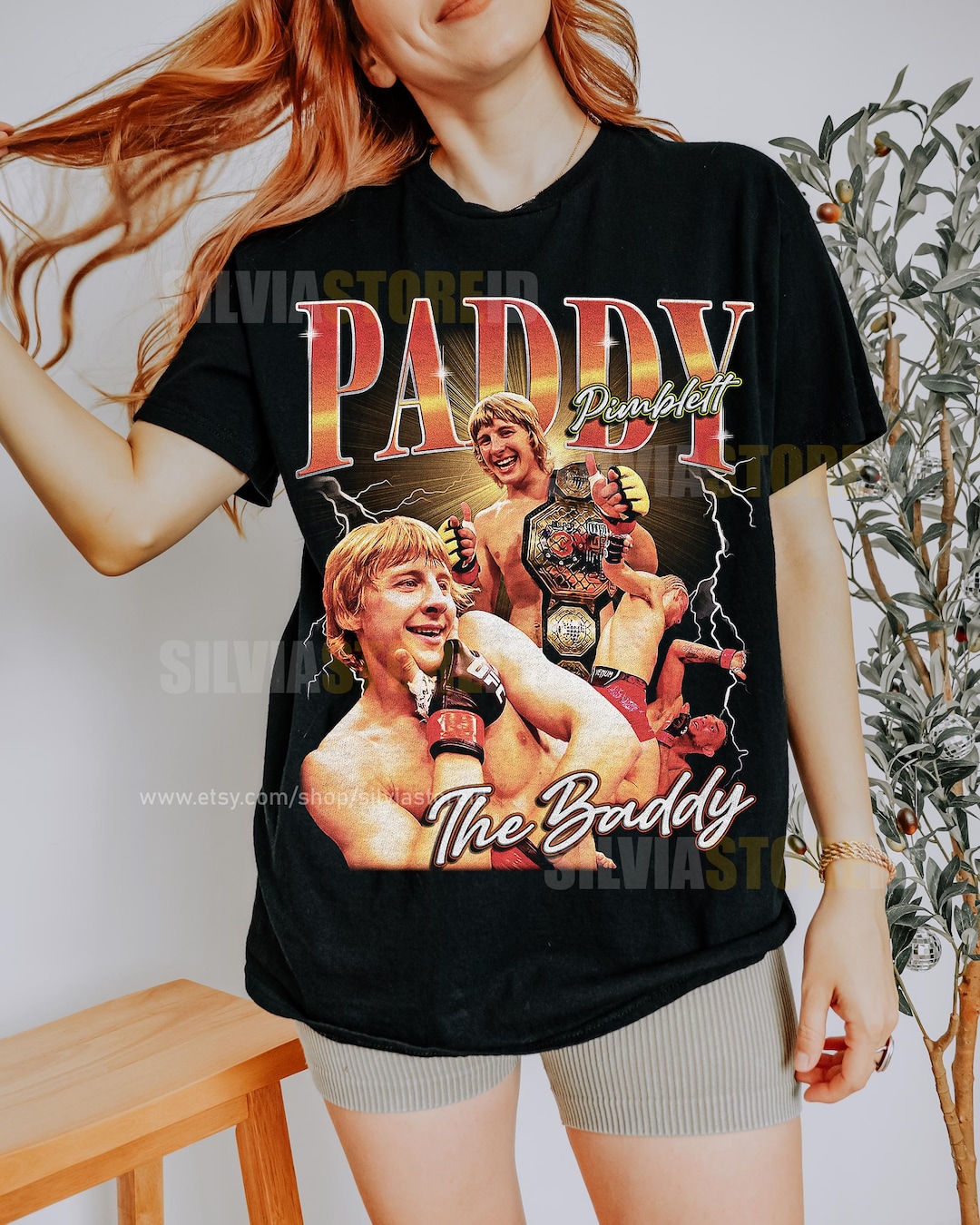Paddy Pimblett T-shirt, Fighter Shirt, the Baddy, Muaythai Shirt ...