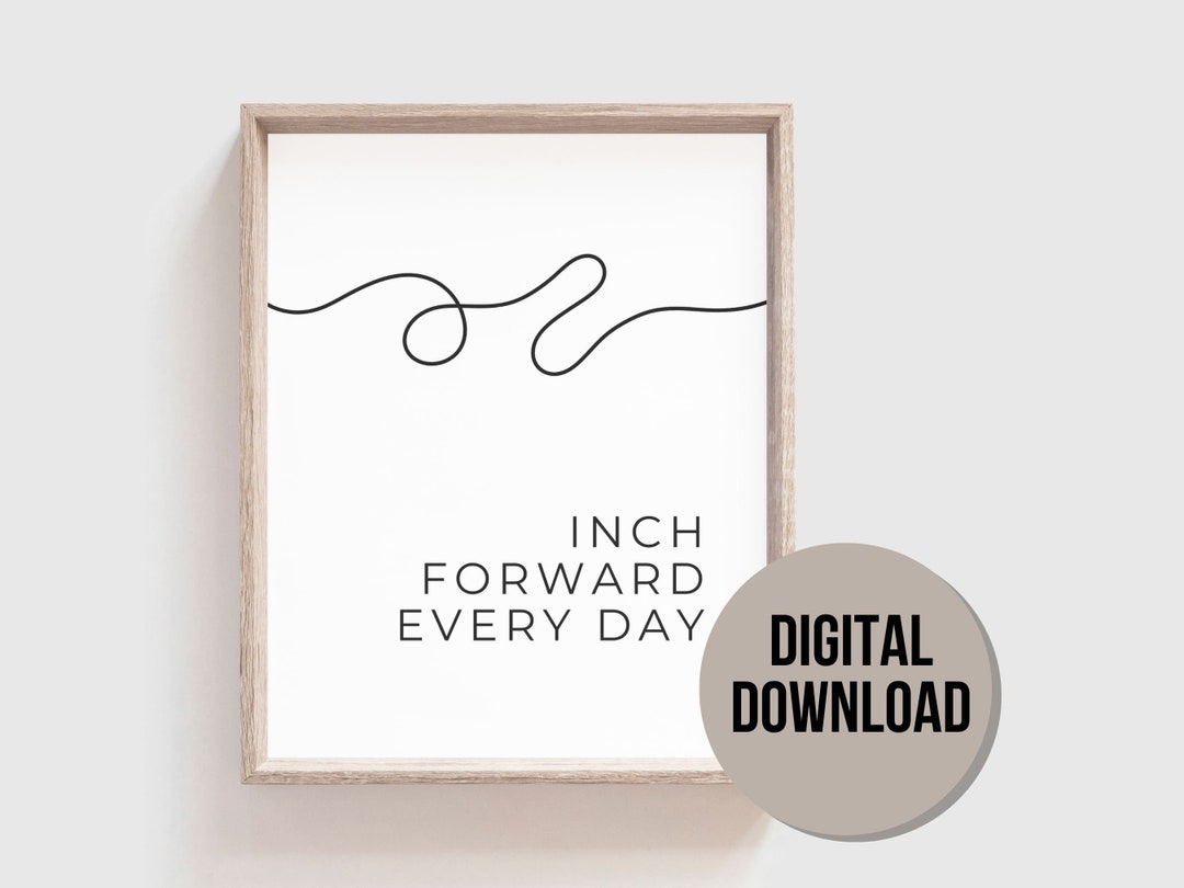 Printable Typography Wall Art, Phrase Saying Print, Motivational ...