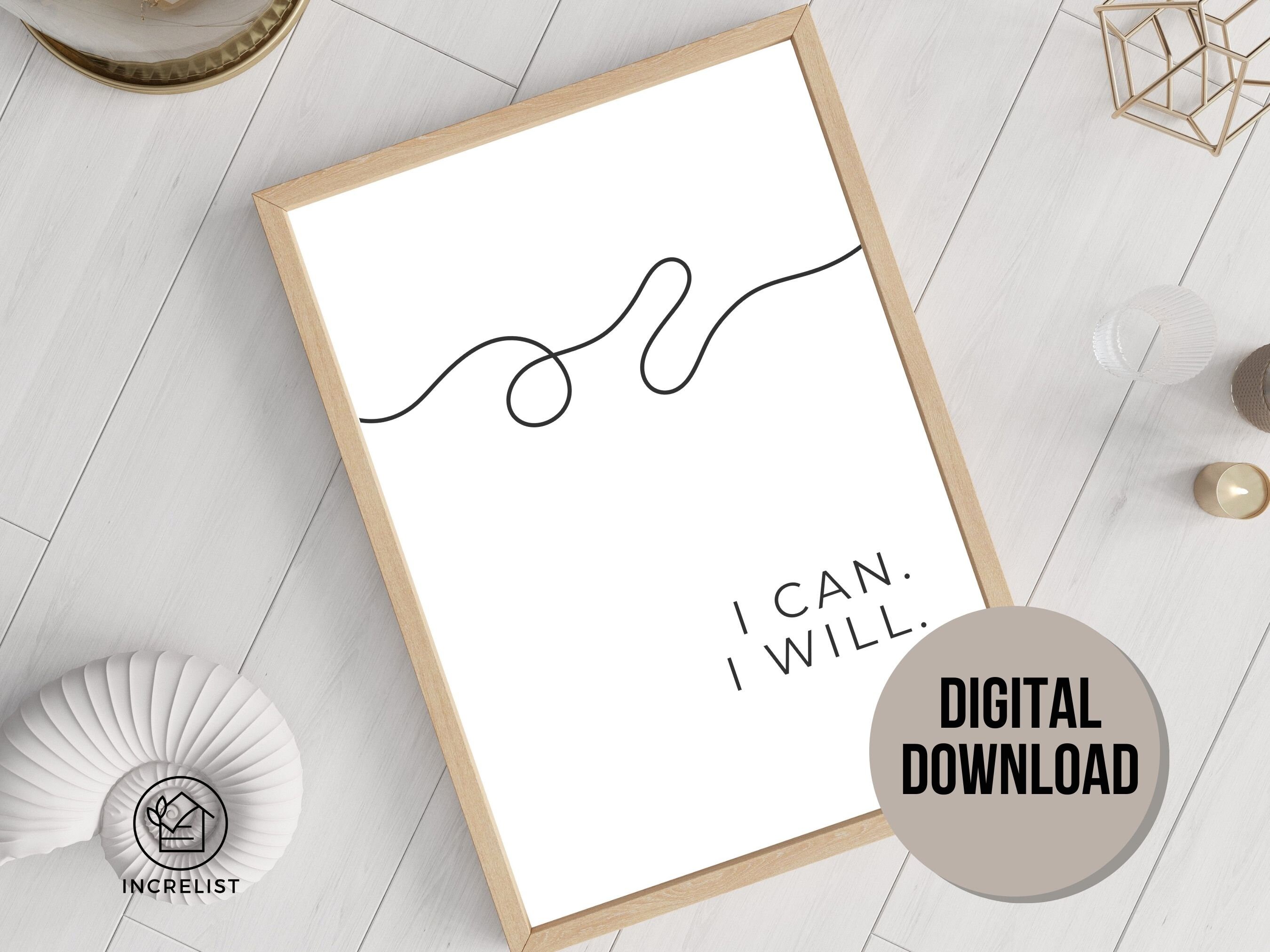 Printable Art, Quote Posters, Typography Wall Art, Quote Art, Printable ...