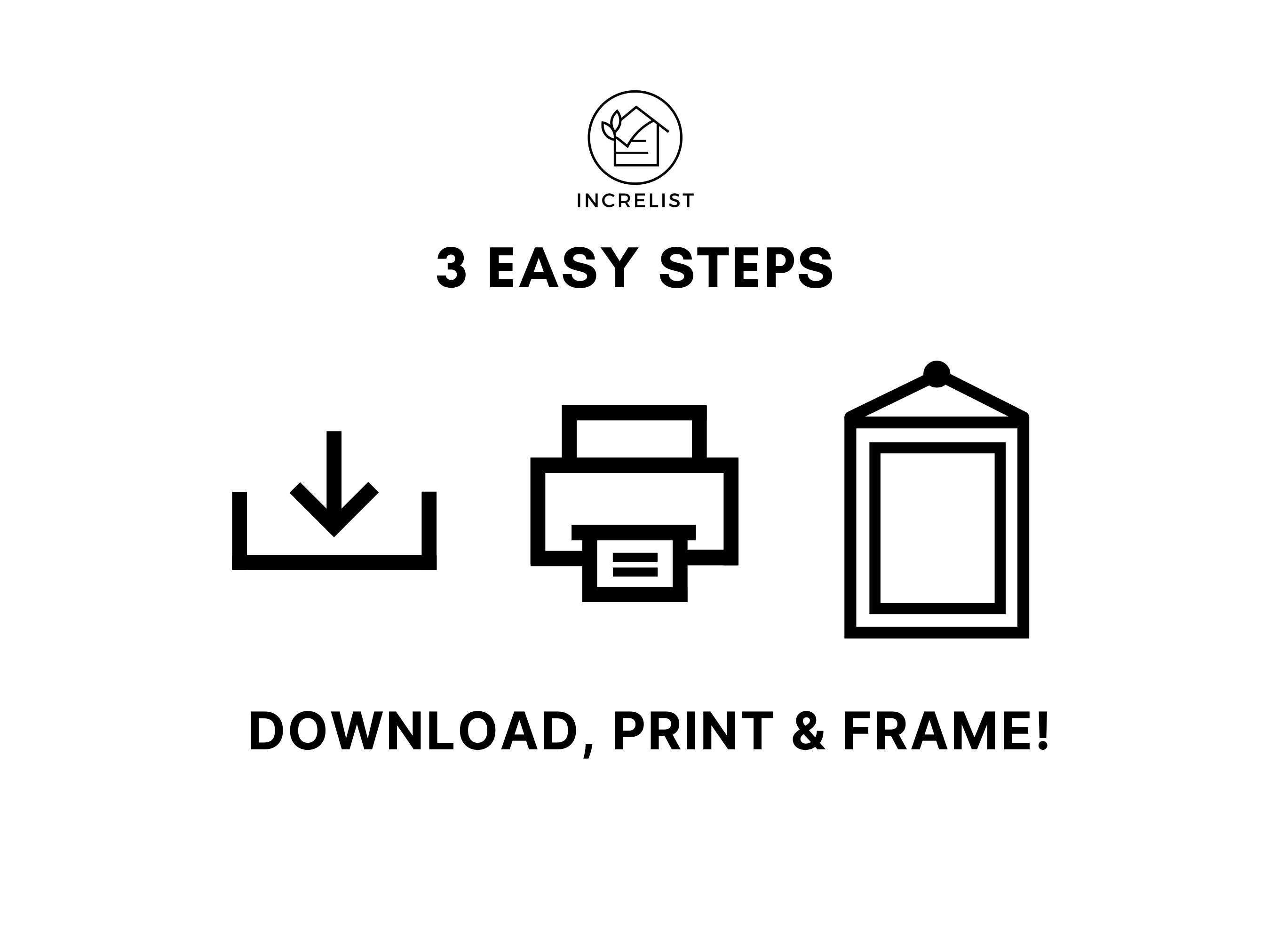 Alphabet Poster Rainbow Colorful Wall Art, Kids Printable Wall Art ...