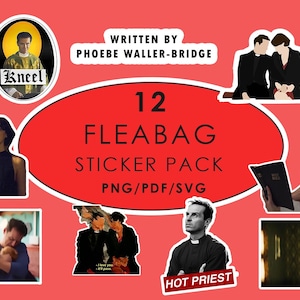 Fleabag Tv Series Love Sticker,laptop Sticker PNG, SVG, PDF Files ...