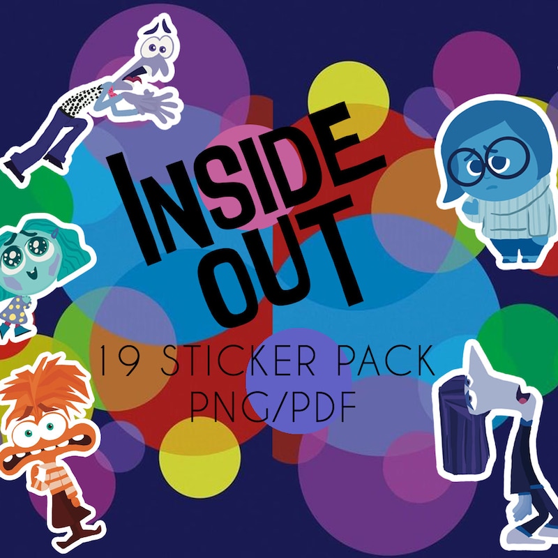 Inside Out 2 Stickers - Etsy