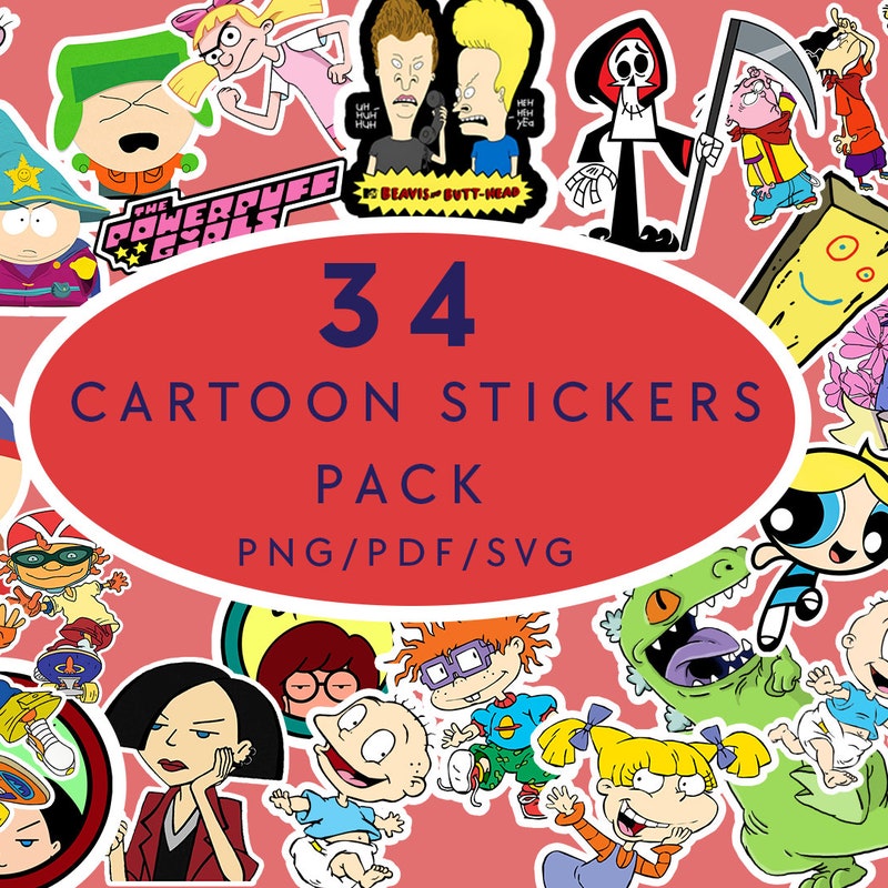 90s Stickers - Etsy