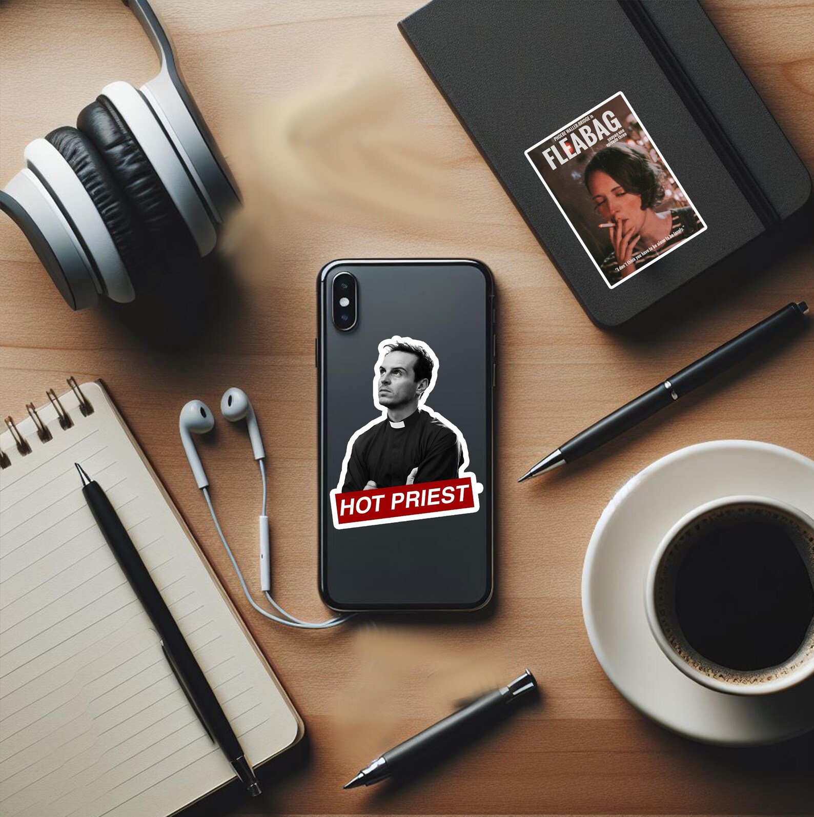 Fleabag Tv Series Love Sticker,laptop Sticker PNG, SVG, PDF Files ...