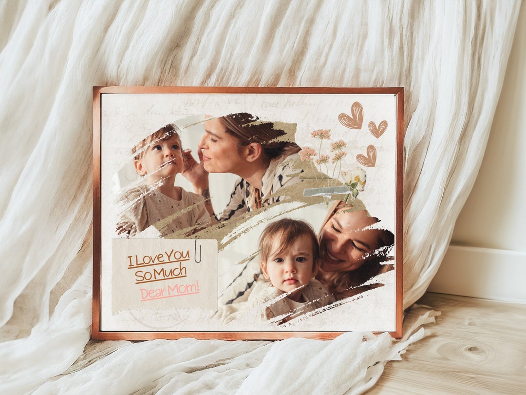 Mom Photo Collage, Mother's Day Photo Collage, Mother's Day Gift ...
