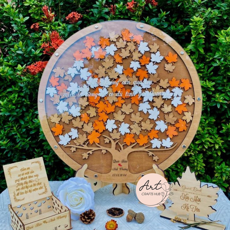 Tree Guest Book - Etsy