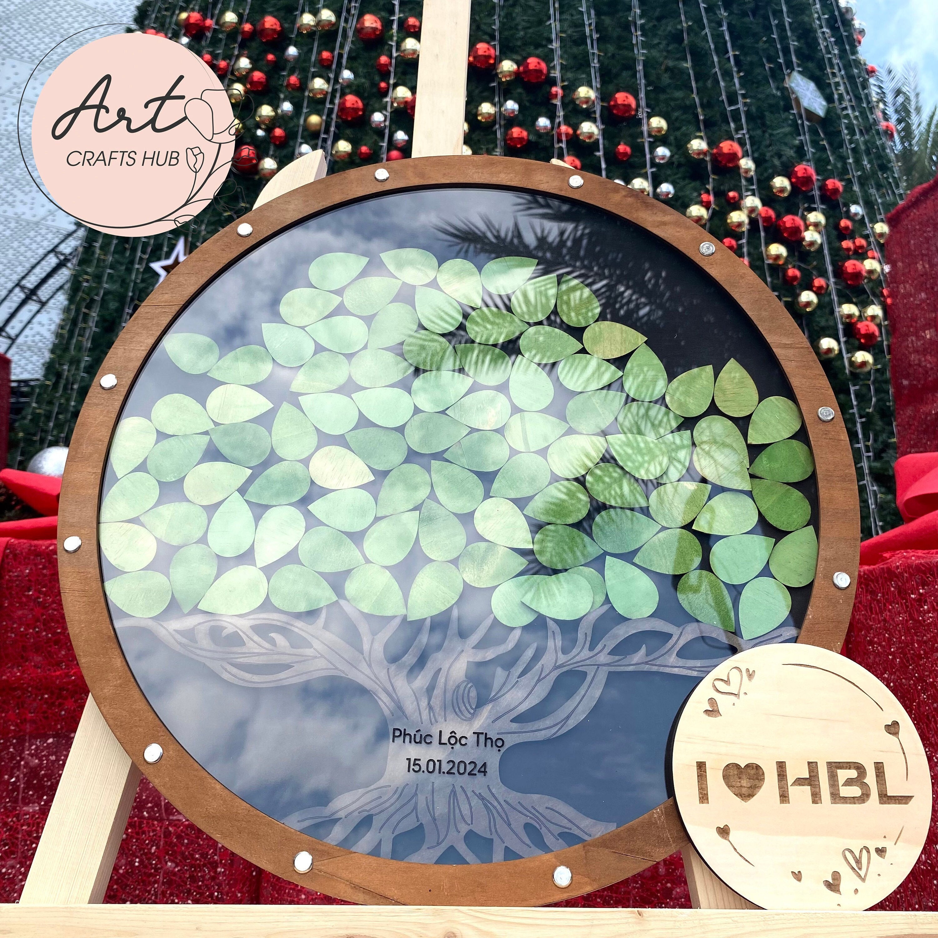 Memorial Guest Book, Wedding Guest Book Alternative, Family Tree ...