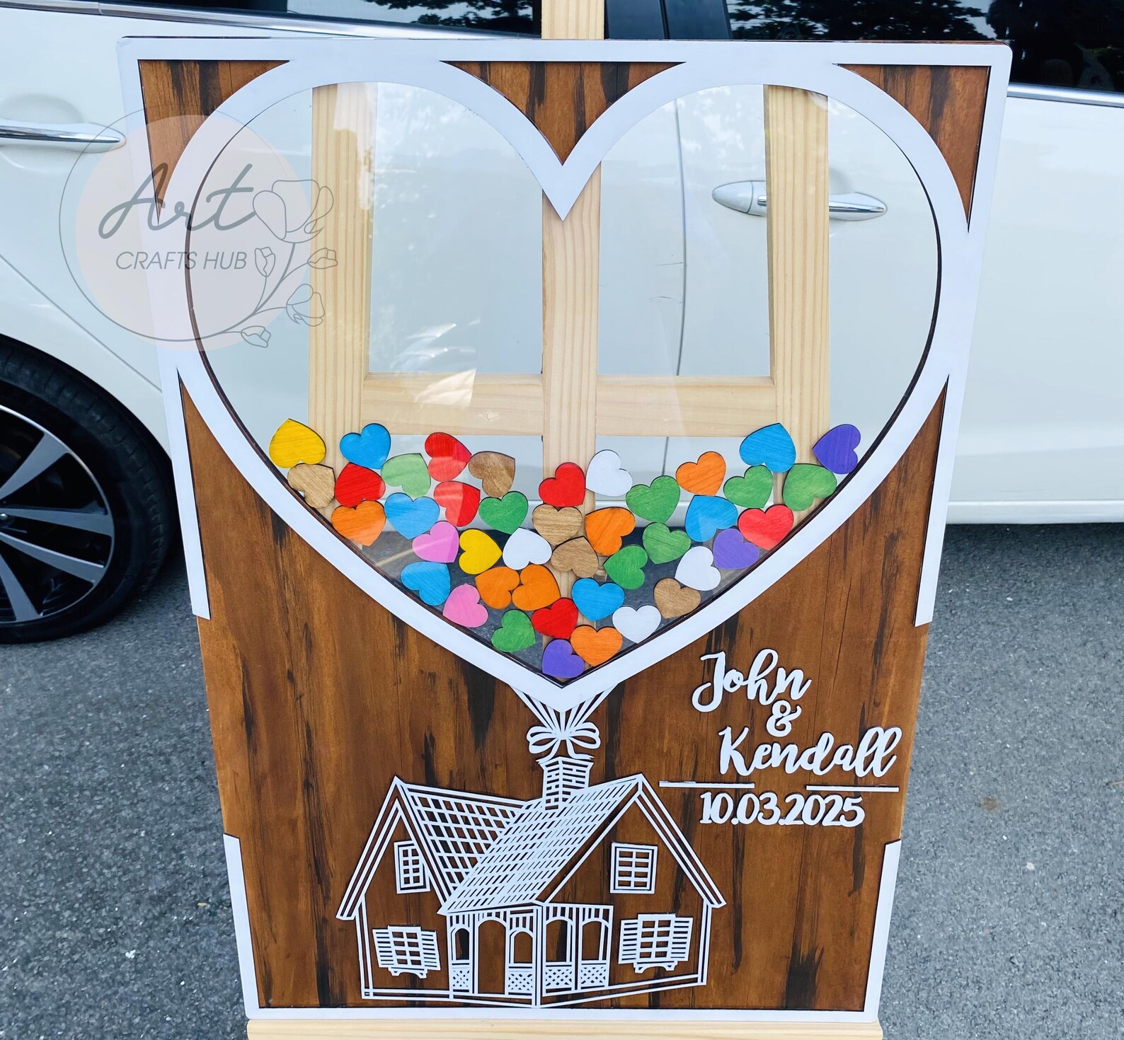 Up House Guest Book Wedding, up House With Heart Wedding, Wedding Guest ...