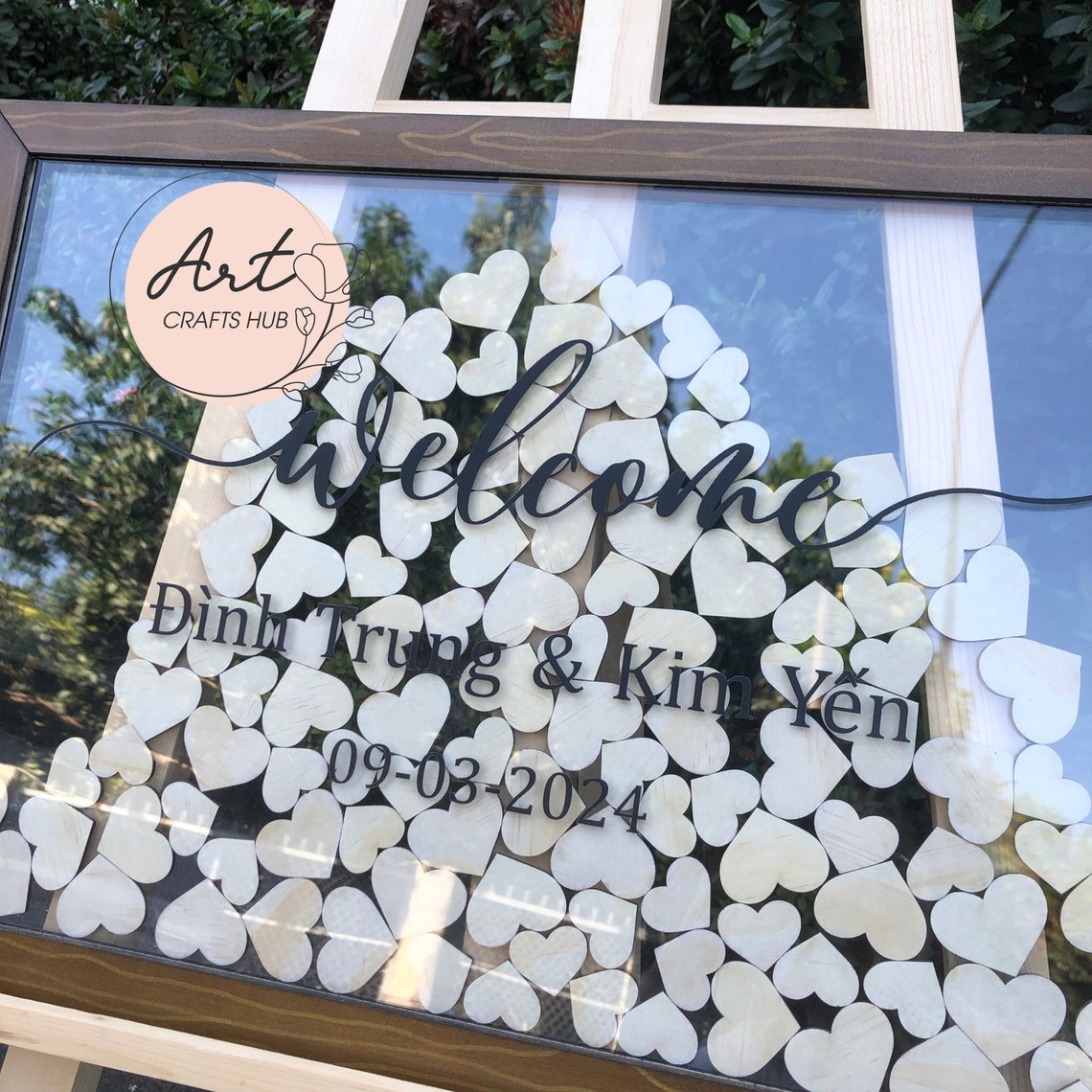 Unique Rectangle Wooden Drop Box, Meaningful Wedding Gift for Couple ...