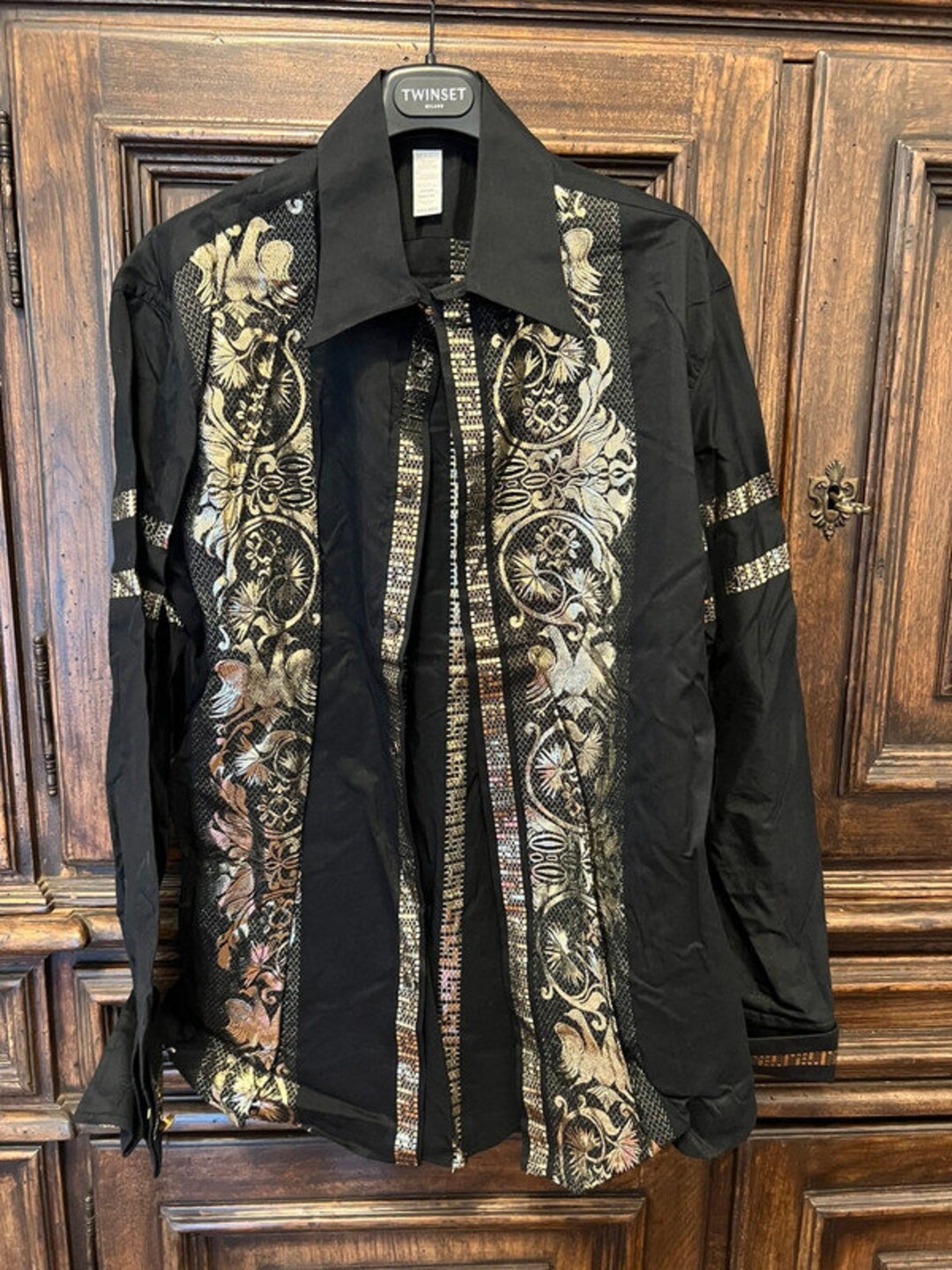 Silk Shirt Formal Elegant Shirt Gianni Versace 1999 Collection Silk ...