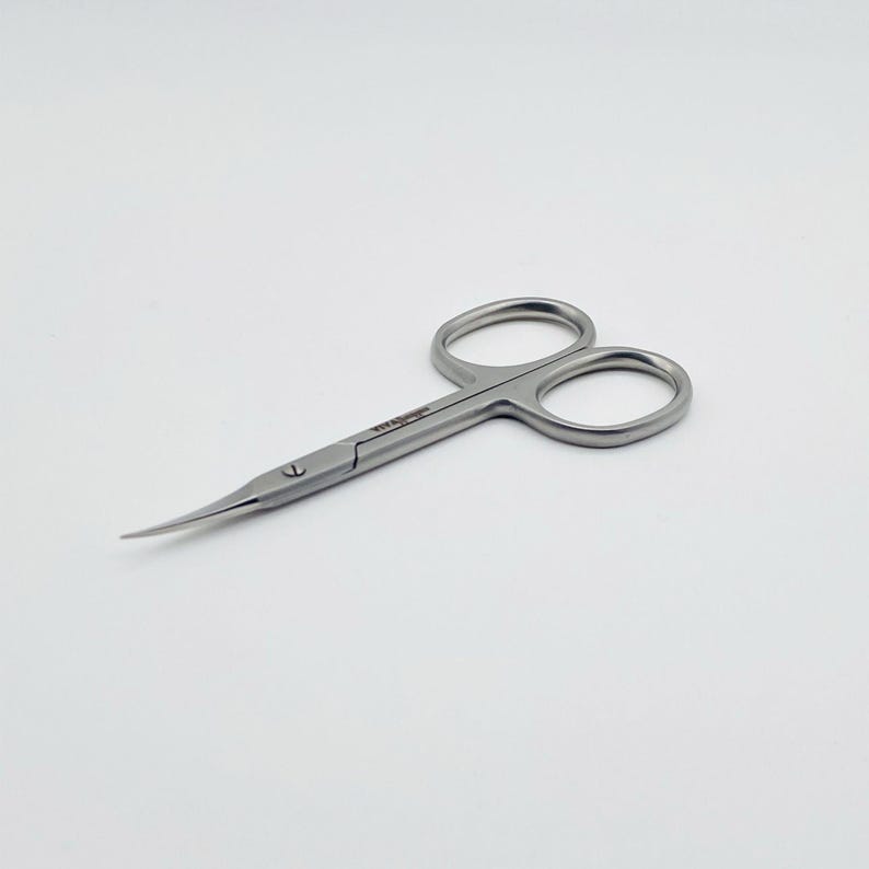 Nail Cuticle Scissor - 9.5cm Slightly Curved - Etsy