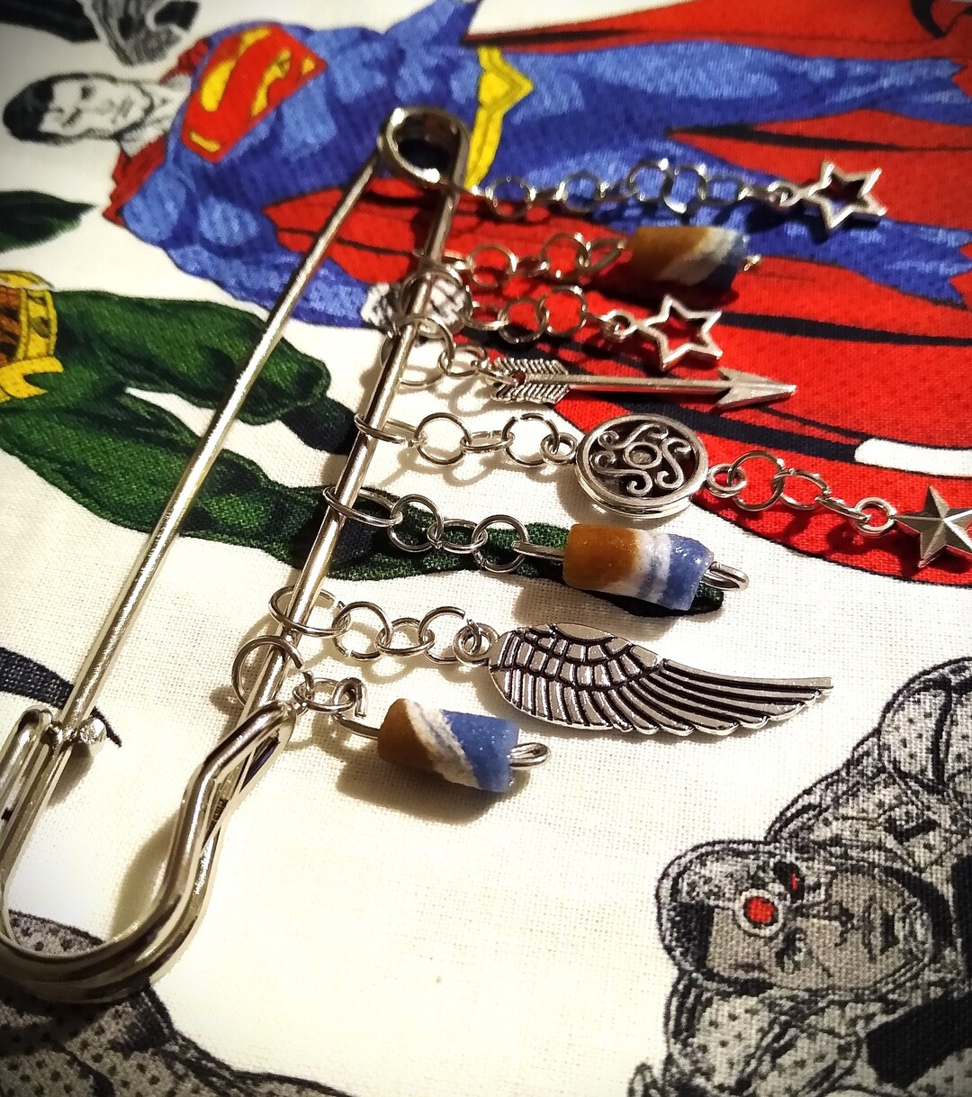 Superhero/ DC Inspired Decorative Pin - Etsy