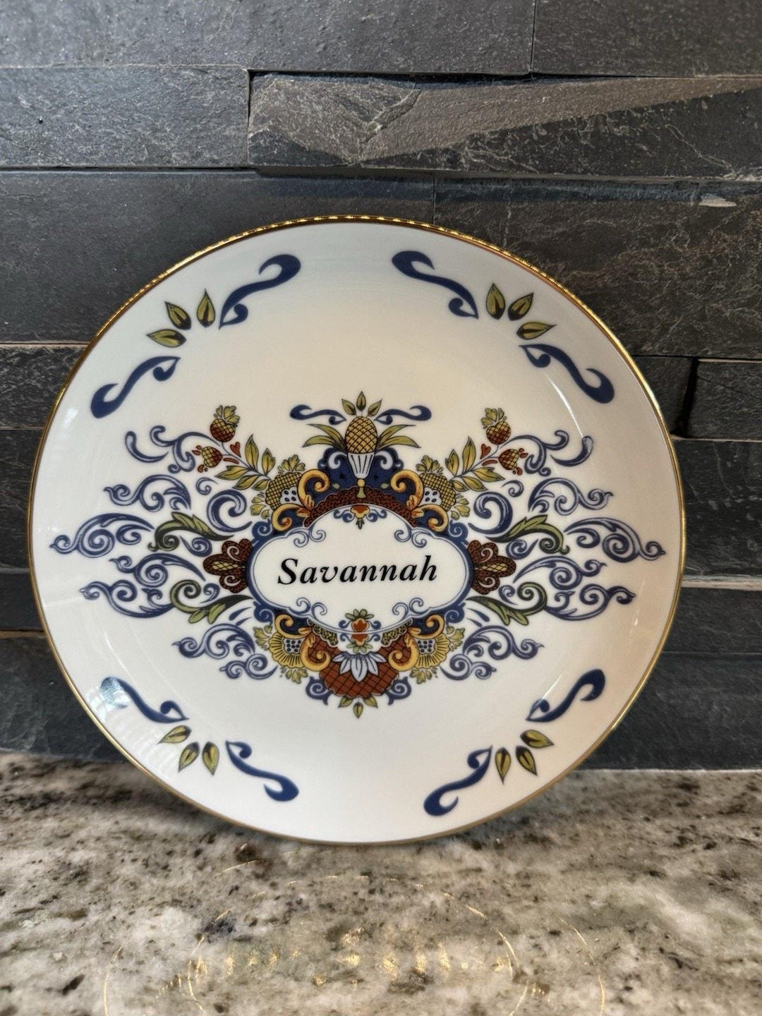 Victorian Rare Decorative Vintage Plate Savannah - Etsy