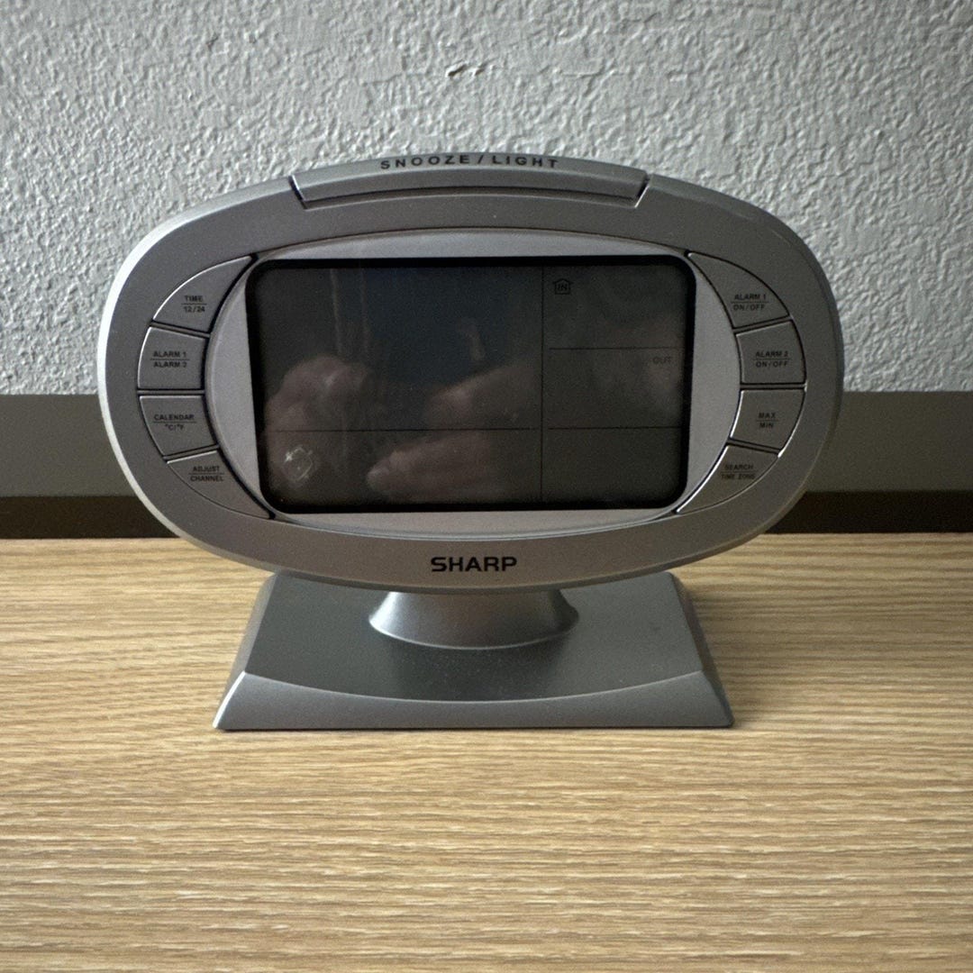 SHARP Digital Atomic Clock SPC315- Works - Etsy