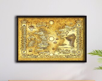 ACOTAR World Map From the Court of Thorns and Roses Series Written by ...