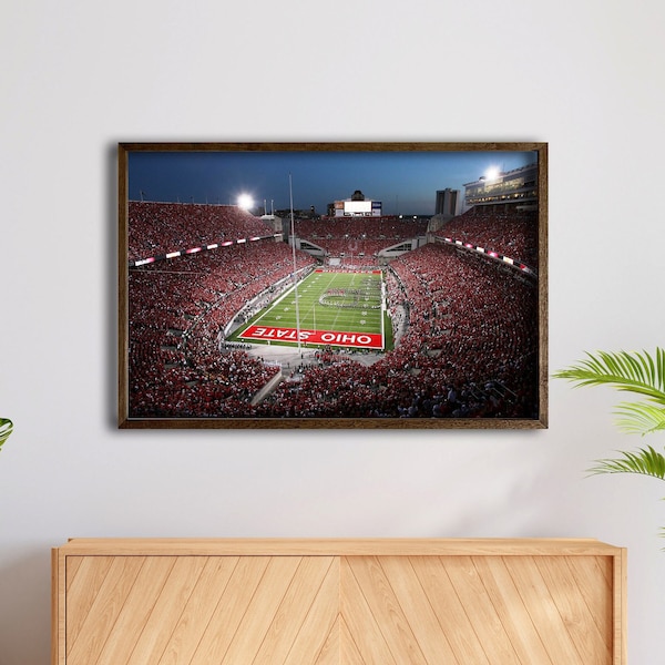 Ohio Stadium Art Canvas - Etsy