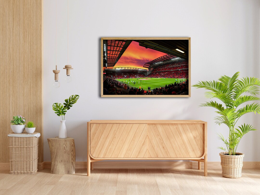 Sunset at Anfield Stadium Photo Print,liverpool FC Poster,premier ...