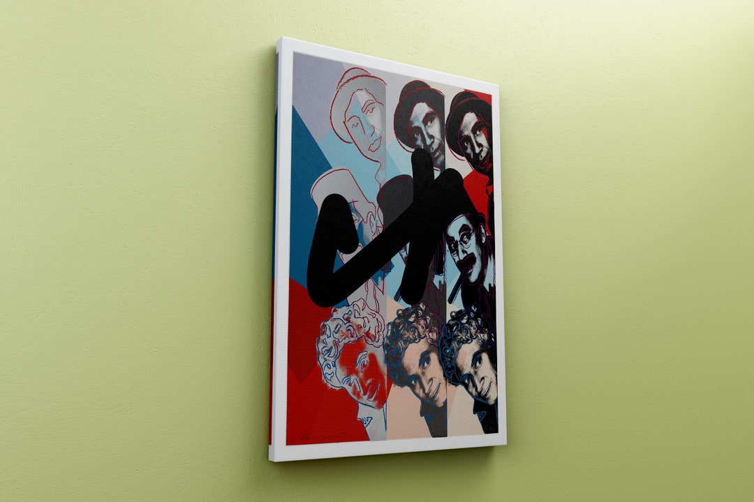 Marx Brothers by Andy Warhol Canvas Print, Andy Warhol Marx Brothers ...