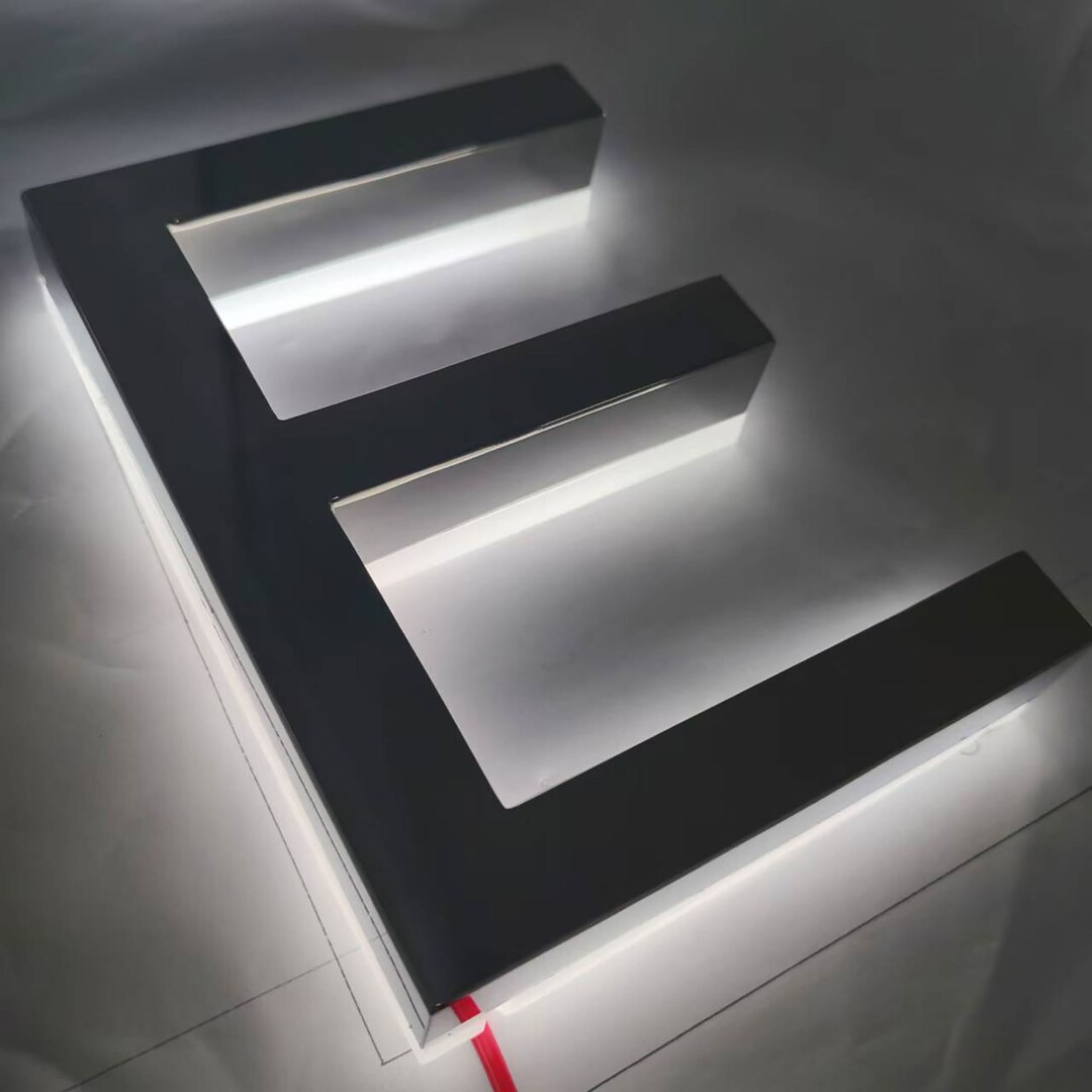 Custom Backlit Sign, Light up Logo Sign, Restaurant Sign, 3D Metal ...