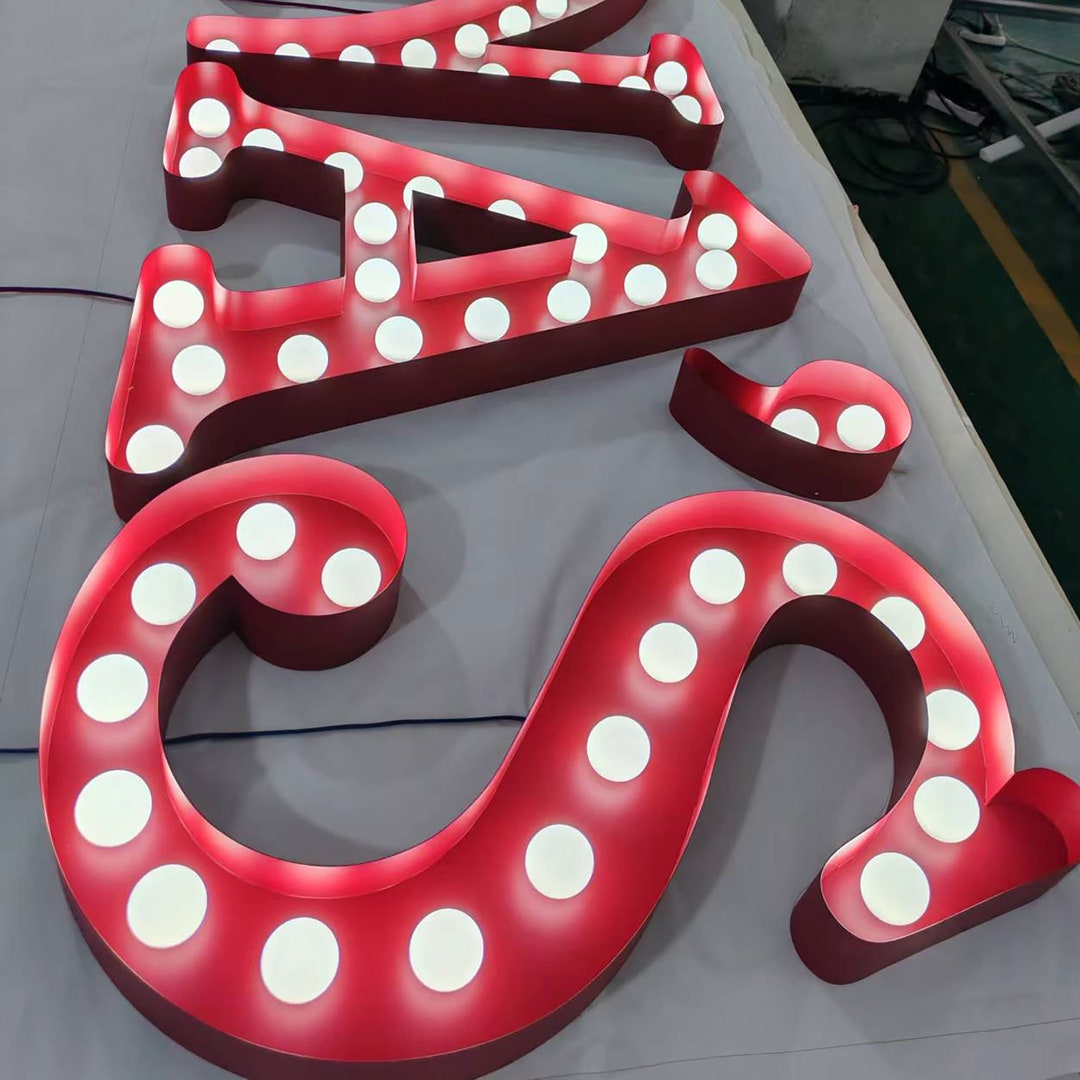 Waterproof Outdoor Marquee Letters Giant Size Stainless Steel Signage ...