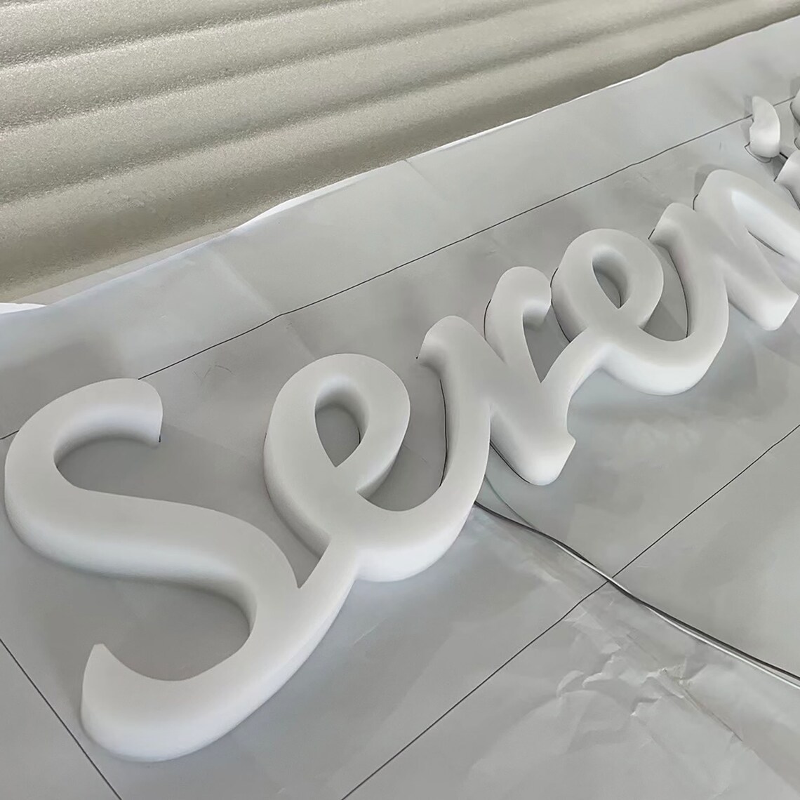 Custom Name Sign Personalized Illuminated Acrylic Sign for Company Wall ...
