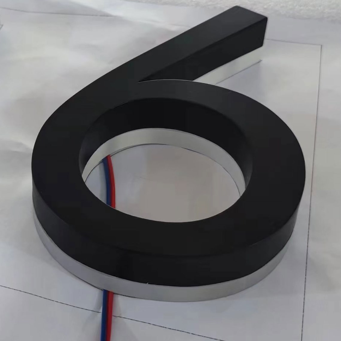 Led Acrylic Store Signs Business Hotel Room Numbers Backlit Channel ...