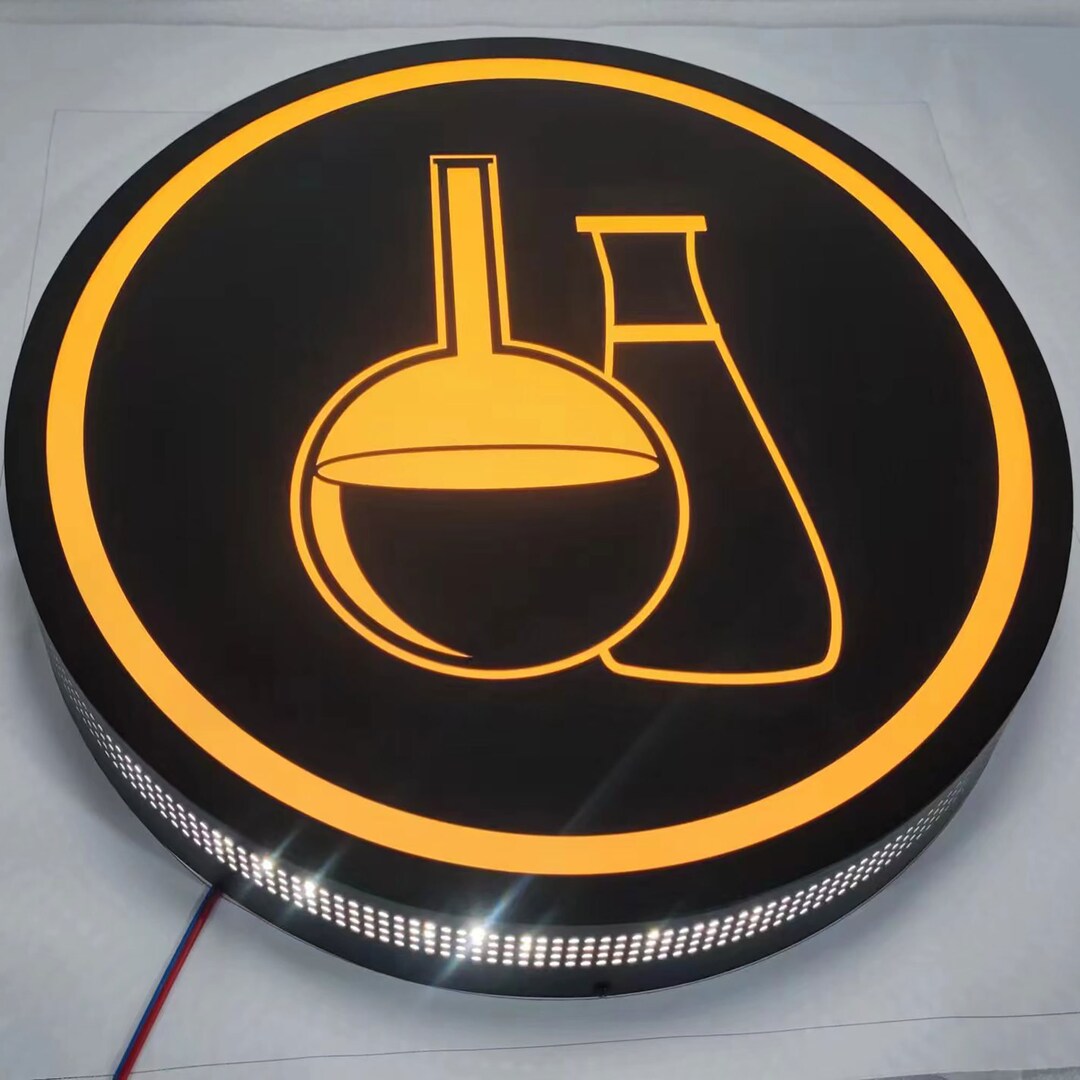 Custom Outdoor LED Lightbox, Acrylic Illuminated Sign With Metal Frame ...