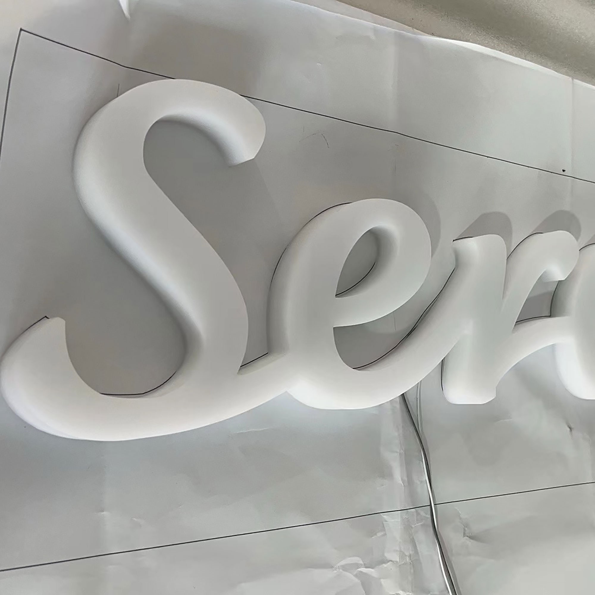 Custom Name Sign Personalized Illuminated Acrylic Sign for Company Wall ...