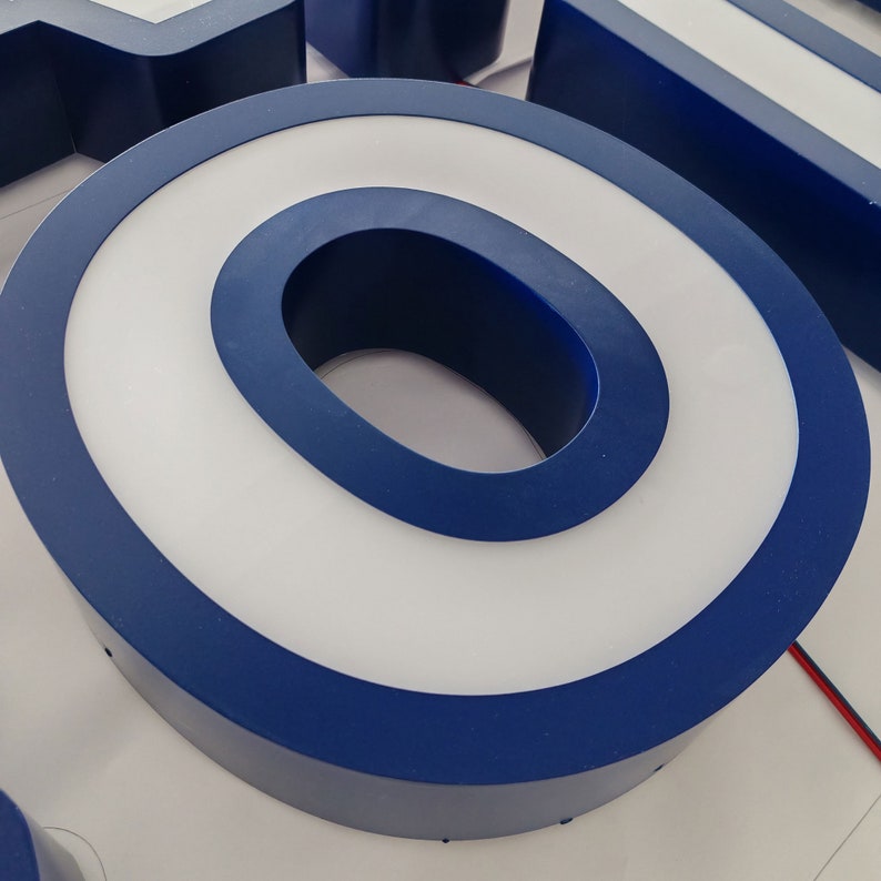 LED Channel Letter, Outdoor Front Illuminated Signs, Custom Business ...