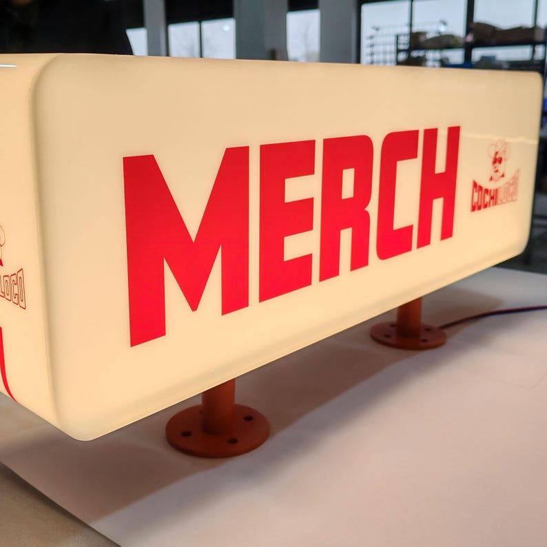 Acrylic 3D Light Sign, Custom Logo LED Display, Illuminated Business ...