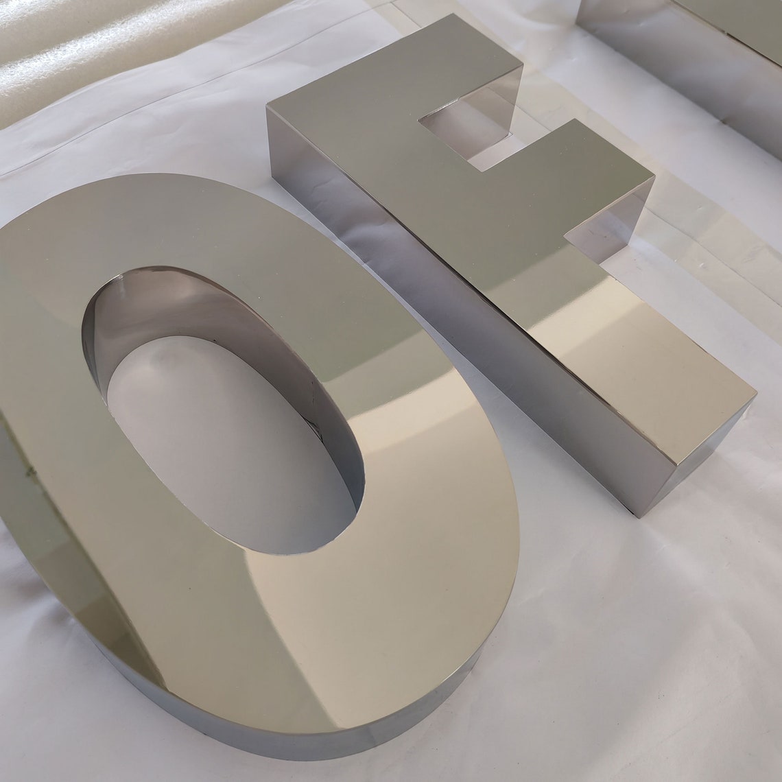 Personalized 3D Metal Letter Signs Custom Business Wall Decor Sign High ...