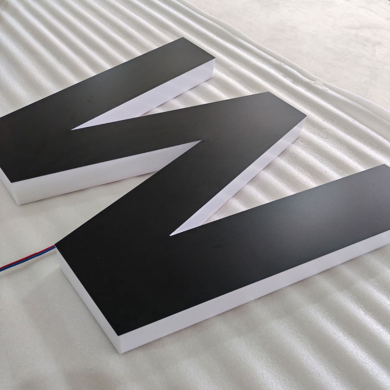 Custom Acrylic Channel Letters Business Signage LED Illuminated Store ...