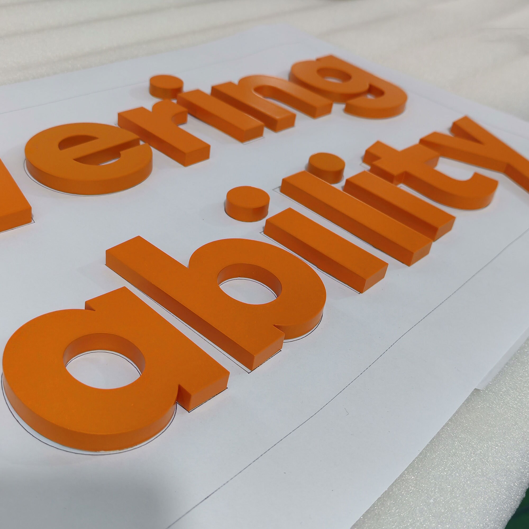 Acrylic Adhesive Letters, Laser Cut Acrylic Letter, Color Painted ...