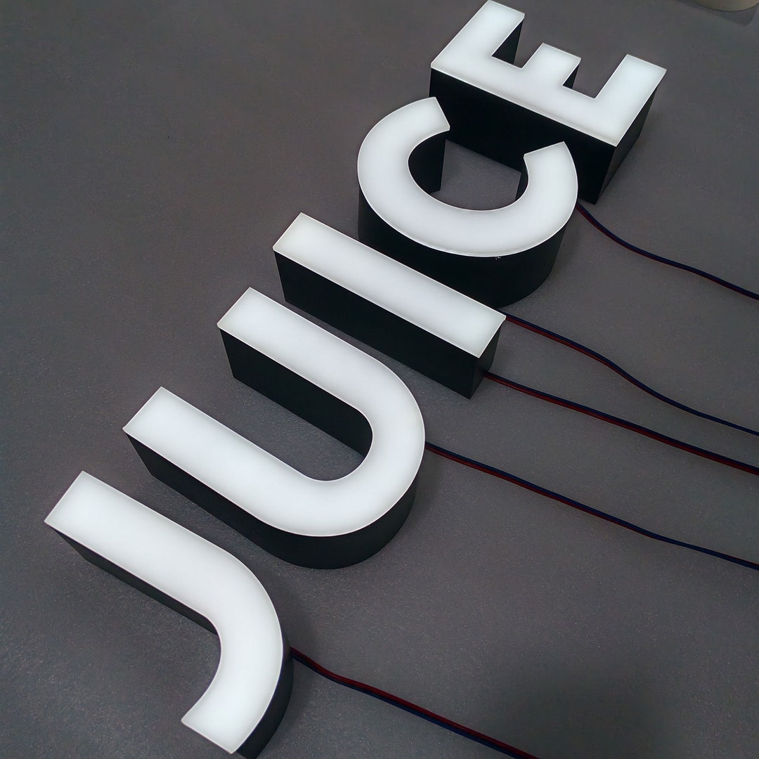 LED Channel Letter, Outdoor Front Illuminated Signs, Custom Shop Front ...