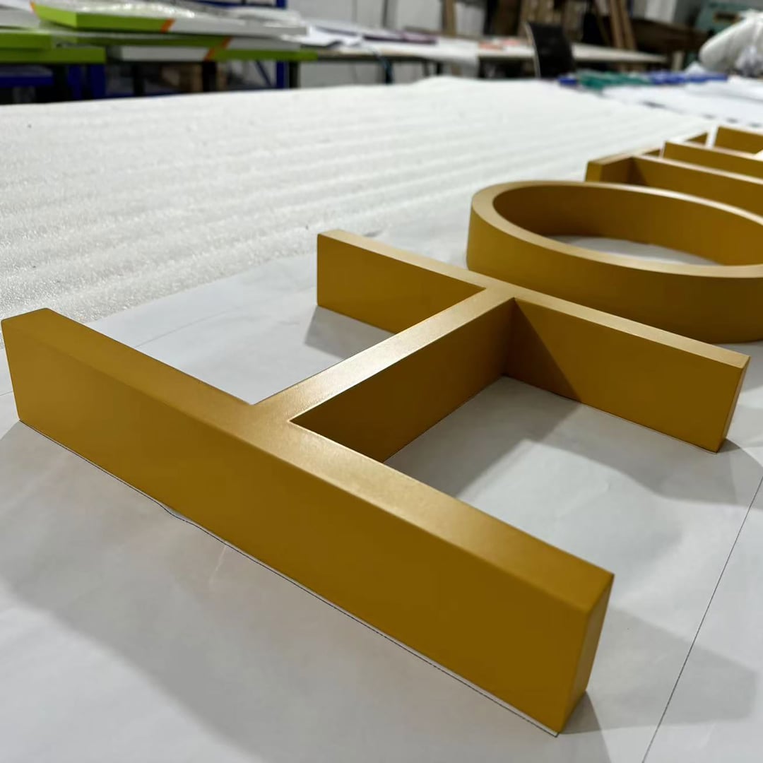 Weatherproof Aluminum Channel Letters Sign Powder Coated Shop Signboard ...