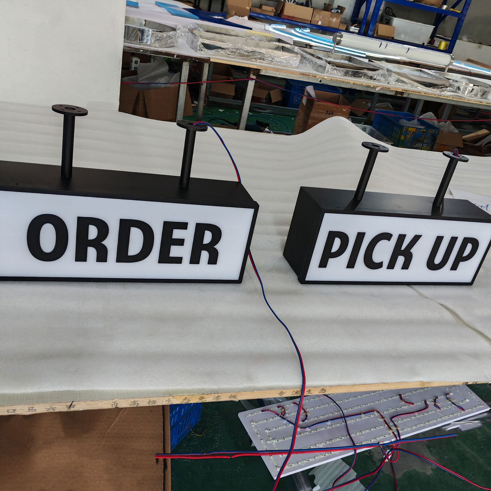 Custom LED Light Box Sign, Interior Advertising Sign, Shop Front ...