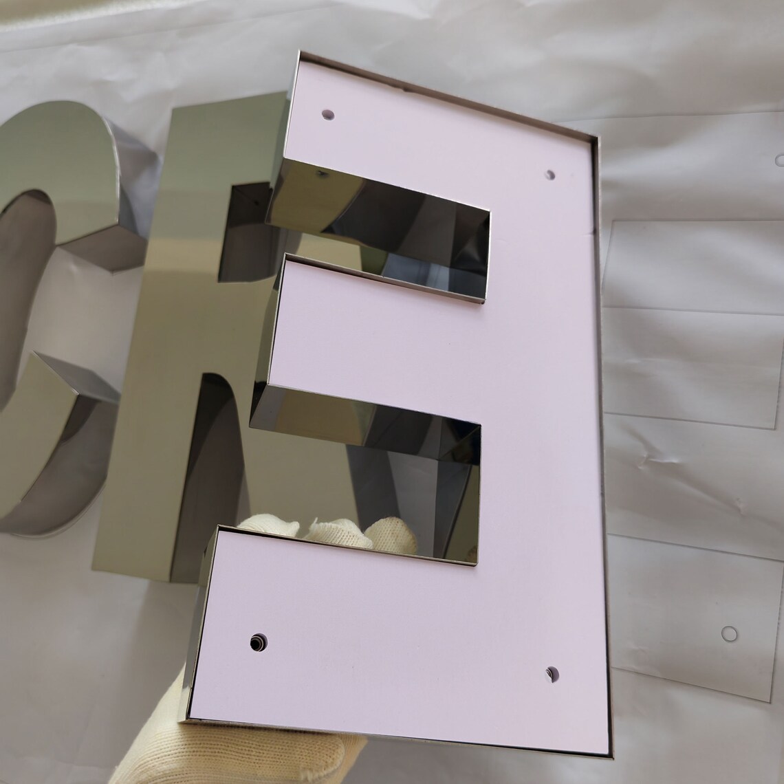 Personalized 3D Metal Letter Signs Custom Business Wall Decor Sign High ...